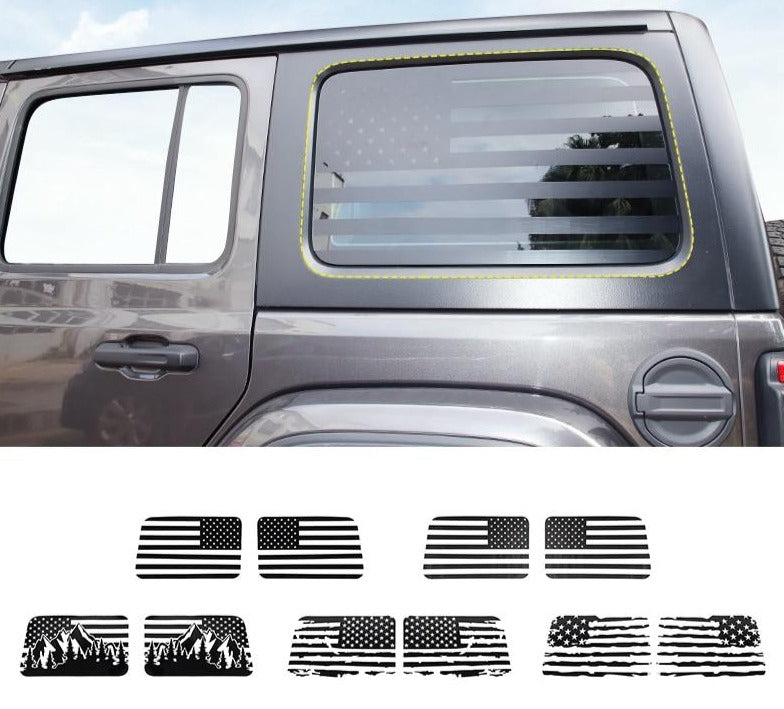 USA Flag Window Decal – Gladiator Gear