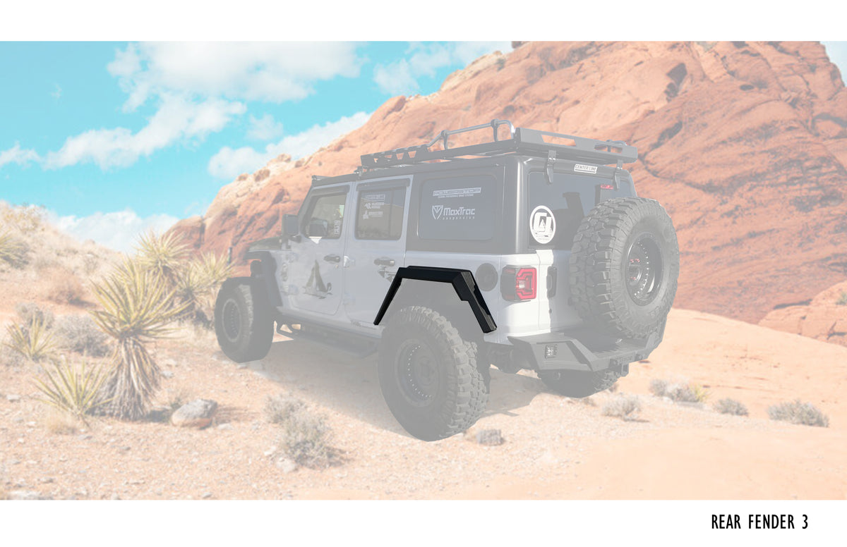 Gladiator Cetratus® Steel Fender Flare Set – Gladiator Gear